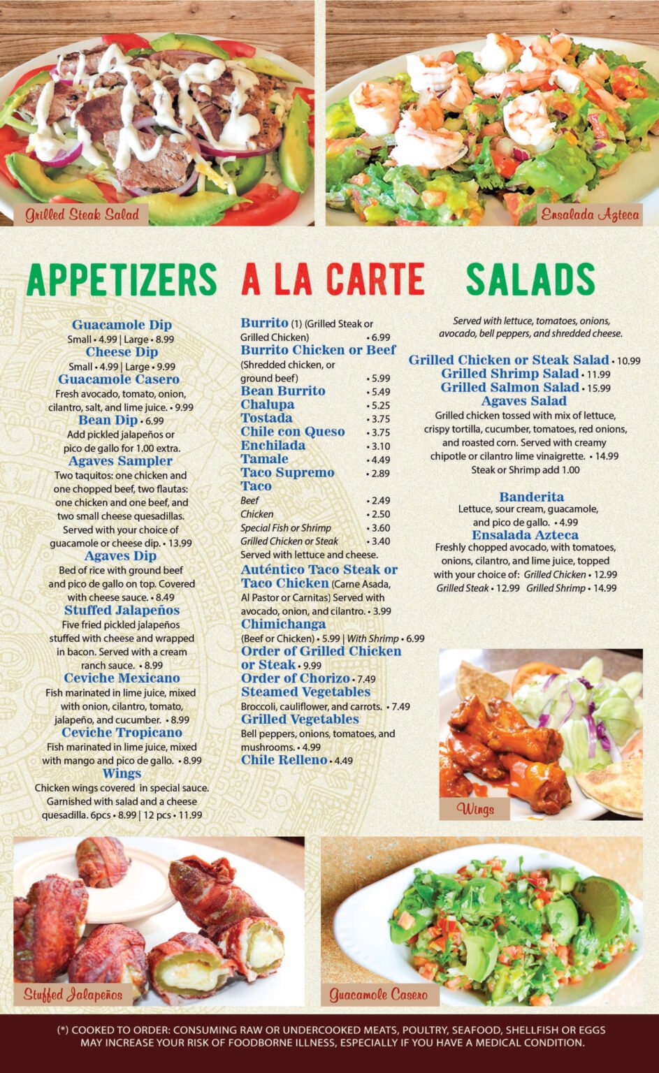 Menu – agavesfrankfort.com