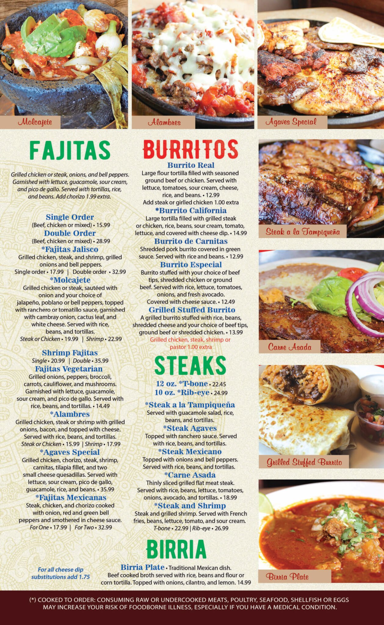 Menu – agavesfrankfort.com